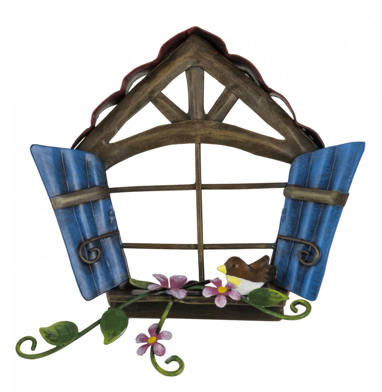 Fountasia Pixie Windows Blue Shutters - Bubblelush Divine Gifts
