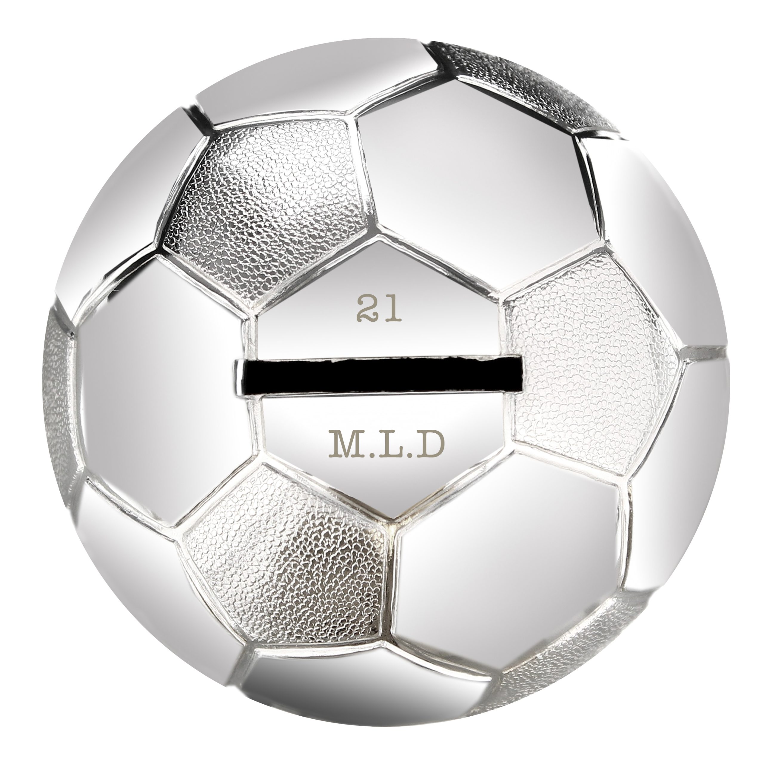 Personalised Football Money Box - Bubblelush Divine Gifts